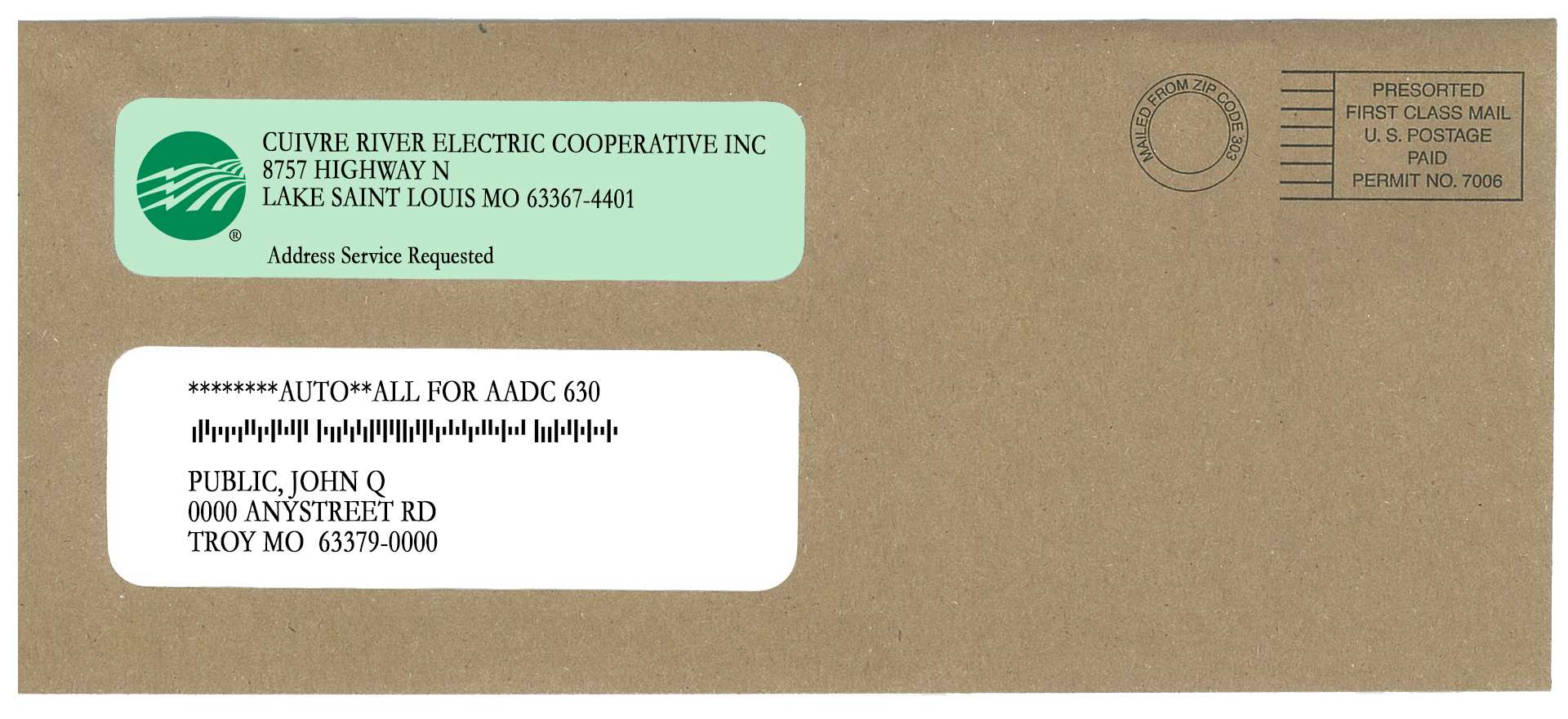 You may notice that your electric bill envelope looks a little ...
